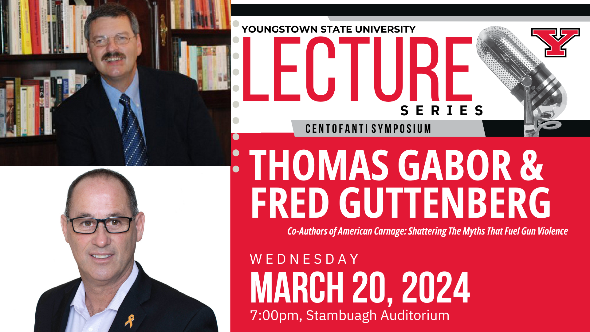 The YSU Centofanti Symposium Lecture Series Presents Thomas Gabor ...